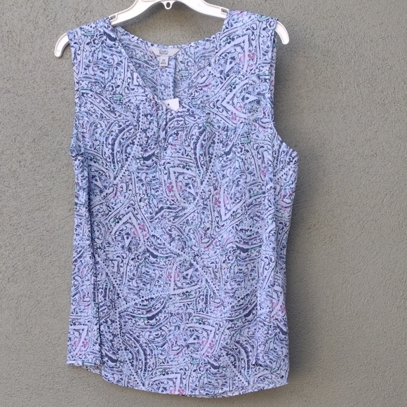 croft & barrow | Tops | Croft Barrow Blue Sleeveless Top Xxl | Poshmark